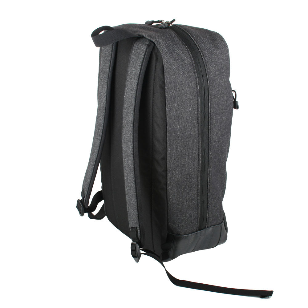 Alchemy Goods- Fremont Salvaged Charcoal Denim Backpack - Green Guru Gear